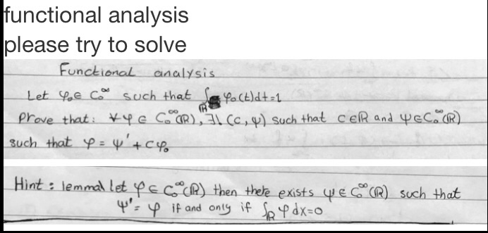 Solved functional analysis please try to solve Functional | Chegg.com