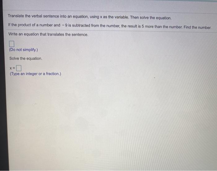 How To Translate Sentence Into An Equation - Tessshebaylo
