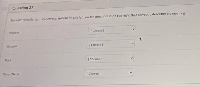 Solved • Answer all matching, multiple drop-down and | Chegg.com