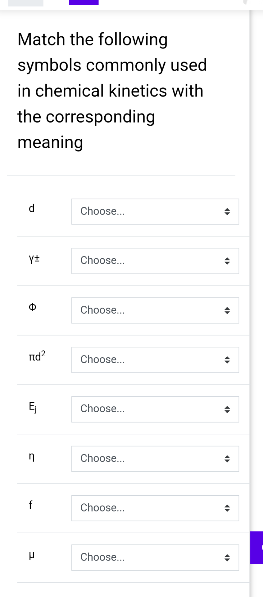 Solved Match the following symbols commonly used in chemical | Chegg.com