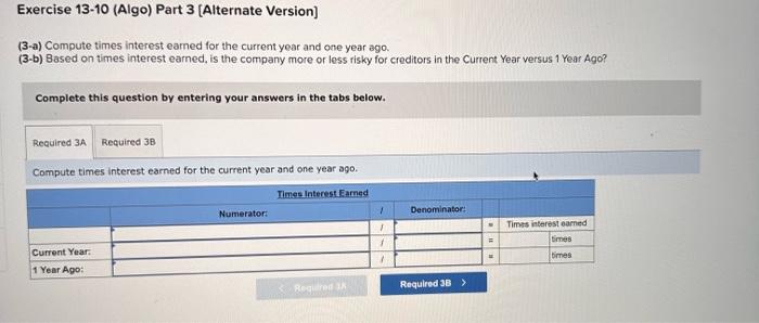 Solved Exercise 13-10 (Algo) Analyzing risk and capital | Chegg.com