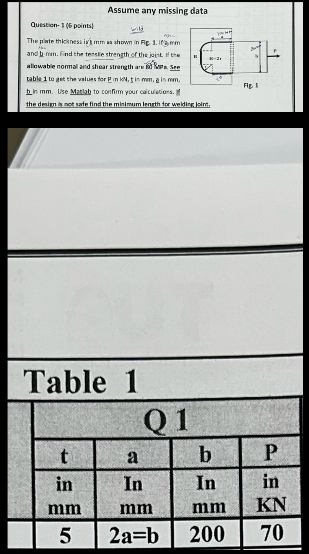 Solved Assume any missing dataQuestion-1 (6 ﻿points)The | Chegg.com