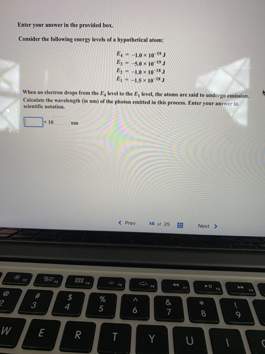Solved Enter your answer in the provided box. Consider the | Chegg.com