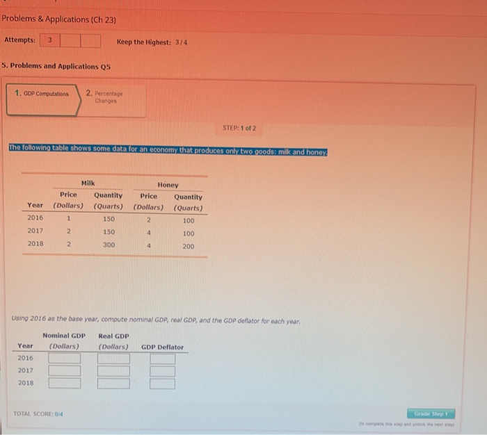 Solved Problems & Applications (Ch 23) Attempts: 3 Keep the | Chegg.com