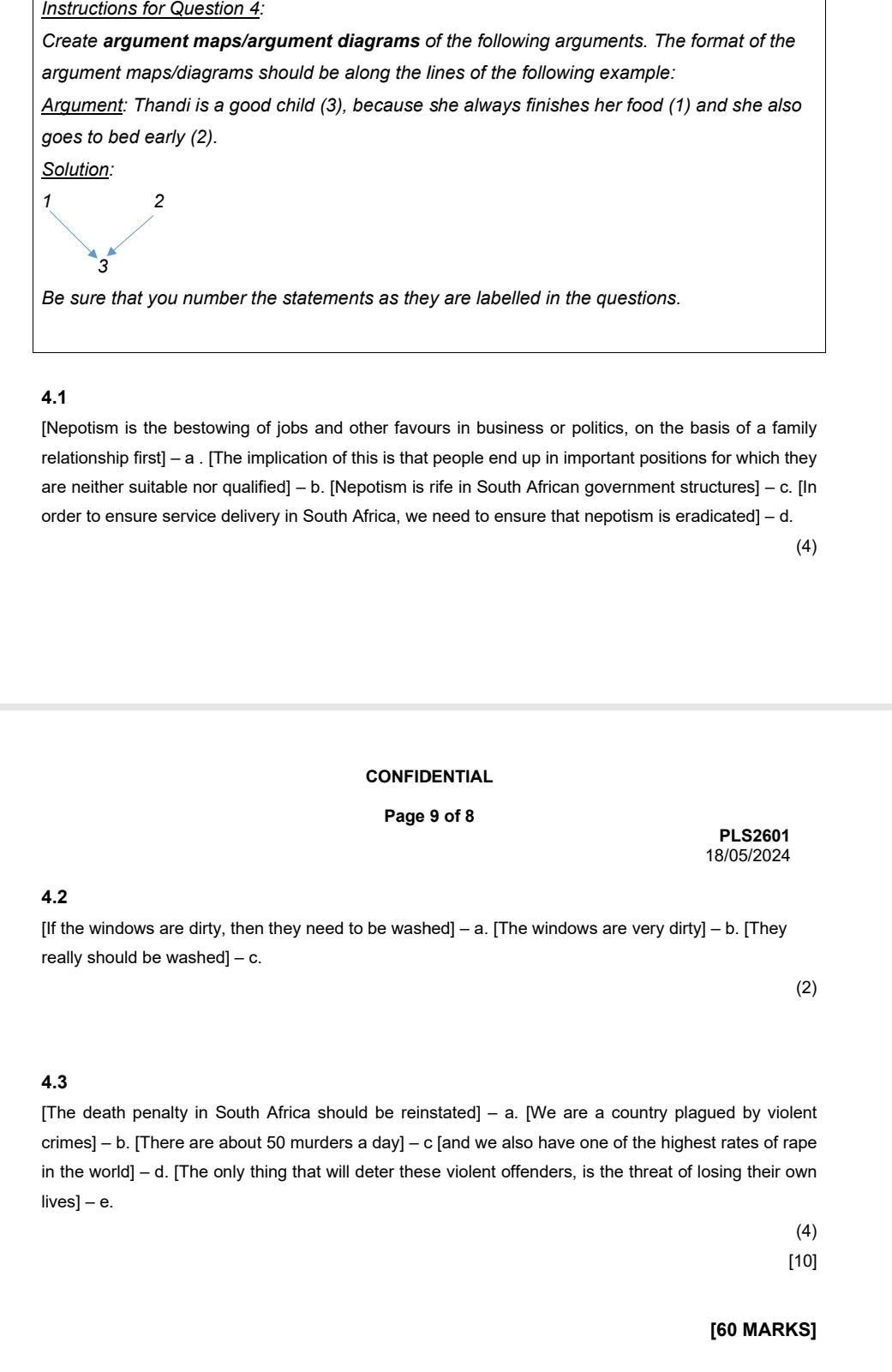 Solved Instructions for Question 4:Create argument | Chegg.com