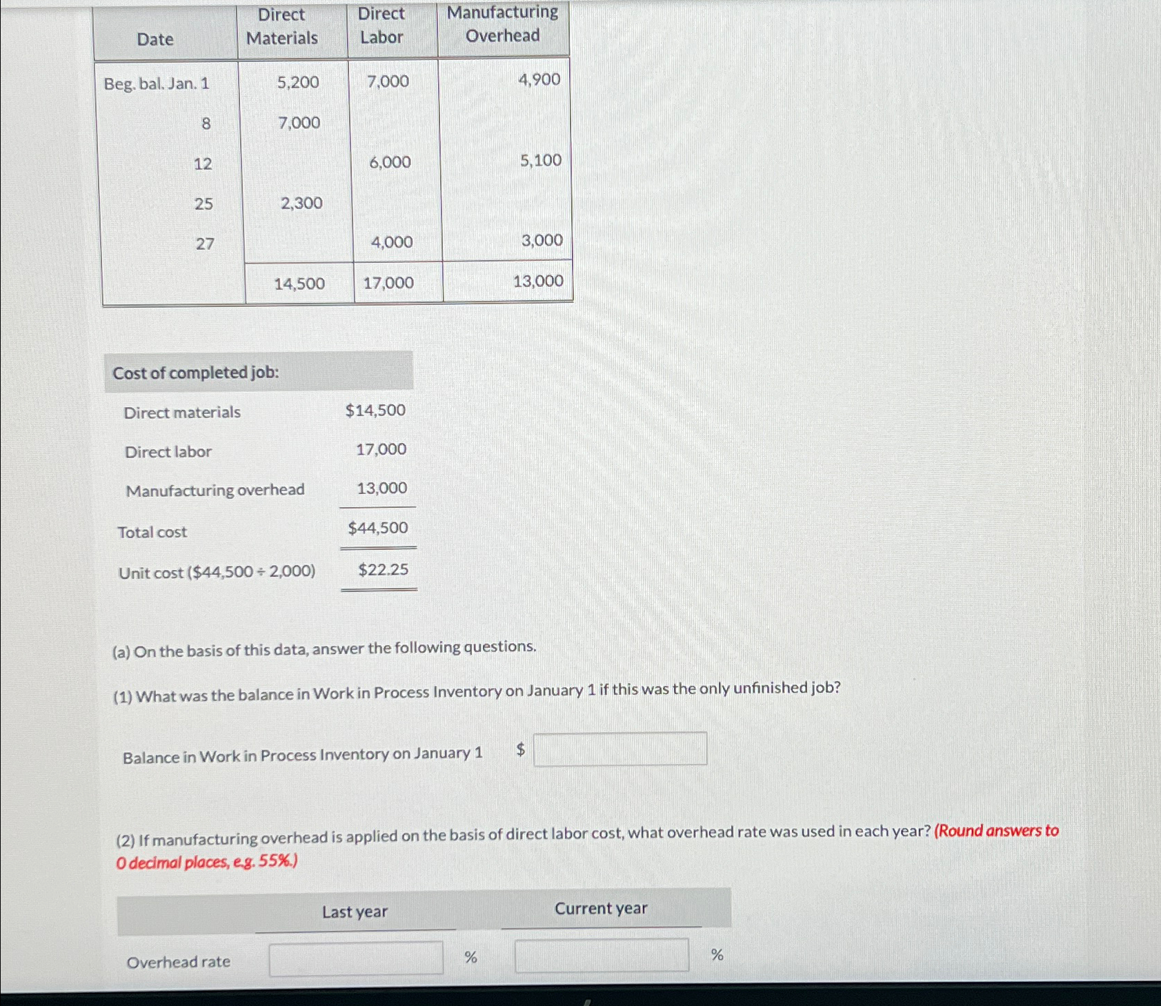 Solved Question | Chegg.com