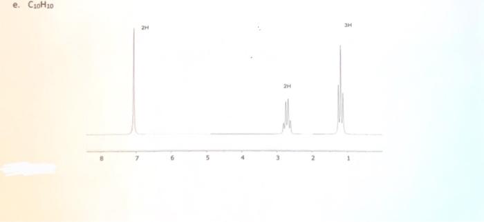 e. C10H10 | Chegg.com