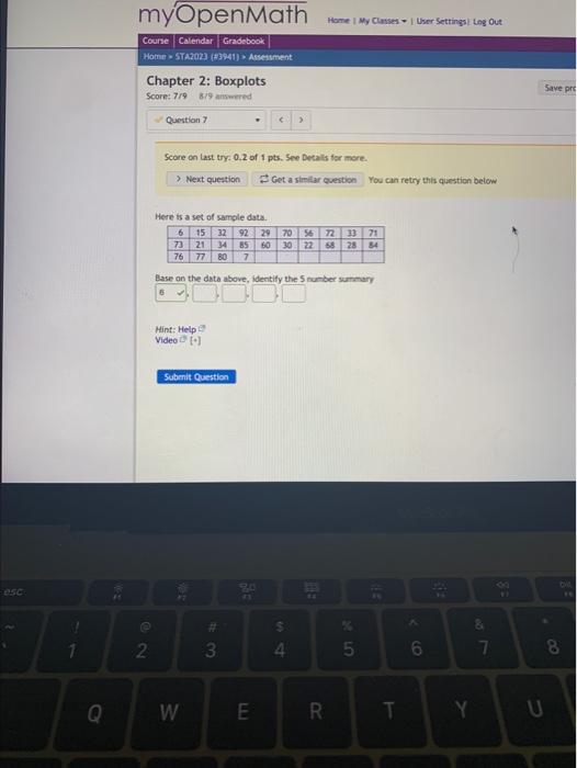 Solved myOpenMath Home My Classes User Settings Log Out | Chegg.com