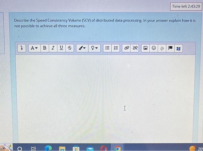 Solved Describe the Speed Consistency Volume (SCV) of | Chegg.com
