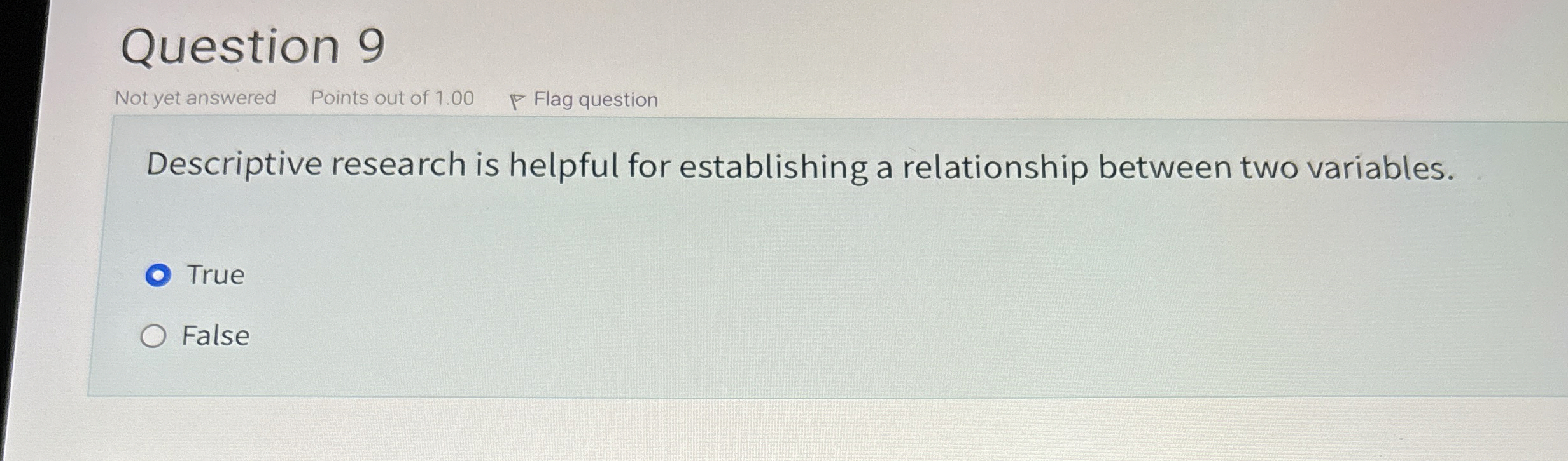 Solved Descriptive research is helpful for establishing a | Chegg.com