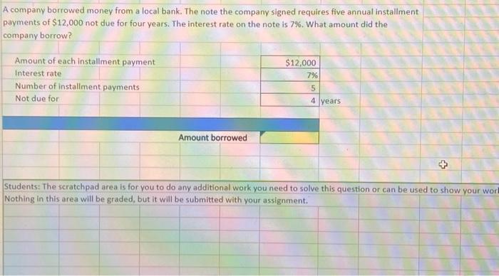Solved use excel formulas to get the answer! must use cells | Chegg.com