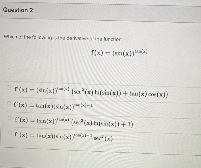 Solved Let f(x) = x6x = Compute the value of f'(1). | Chegg.com