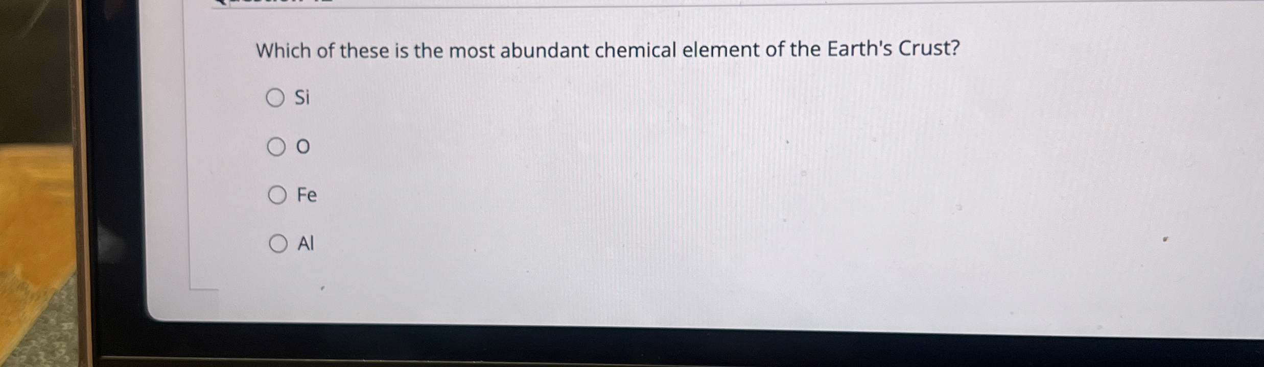 Solved Which of these is the most abundant chemical element | Chegg.com