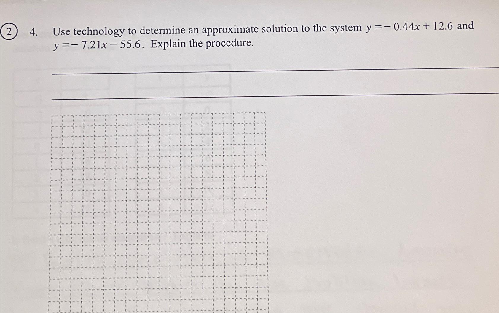 Solved (2) 4. ﻿Use technology to determine an approximate | Chegg.com