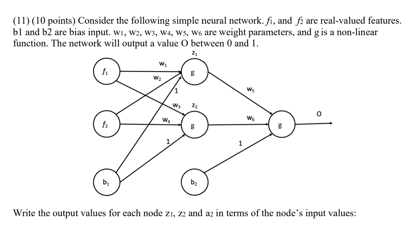 Solved (11) (10 ﻿points) ﻿Consider the following simple | Chegg.com