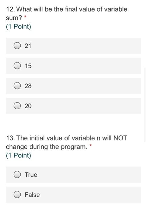 Solved Given The Following C Program Answer The Questions 6763