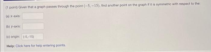 Solved HW5 Graphs and Transformations: Problem 6 Previous | Chegg.com