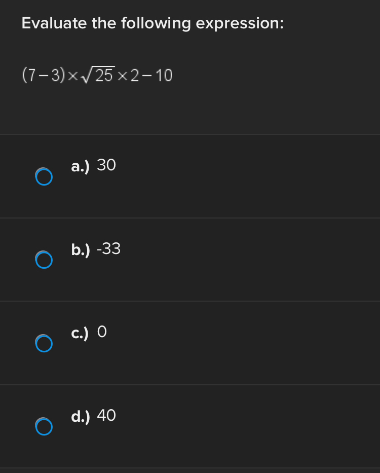 Evaluate the following | Chegg.com