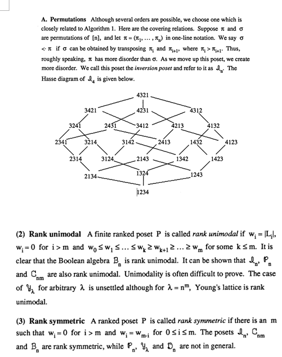 Solved Prove ln (inversion poset) is rank symmetric and | Chegg.com Solved Prove ln (inversion poset) is rank symmetric and | Chegg.com