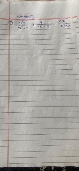 Solved simpty 4리 ALL 르니 + 4 | Chegg.com