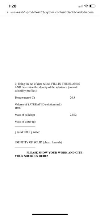 Solved 1) Given the following set of data for 6.010 g of | Chegg.com Solved 1) Given the following set of data for 6.010 g of | Chegg.com