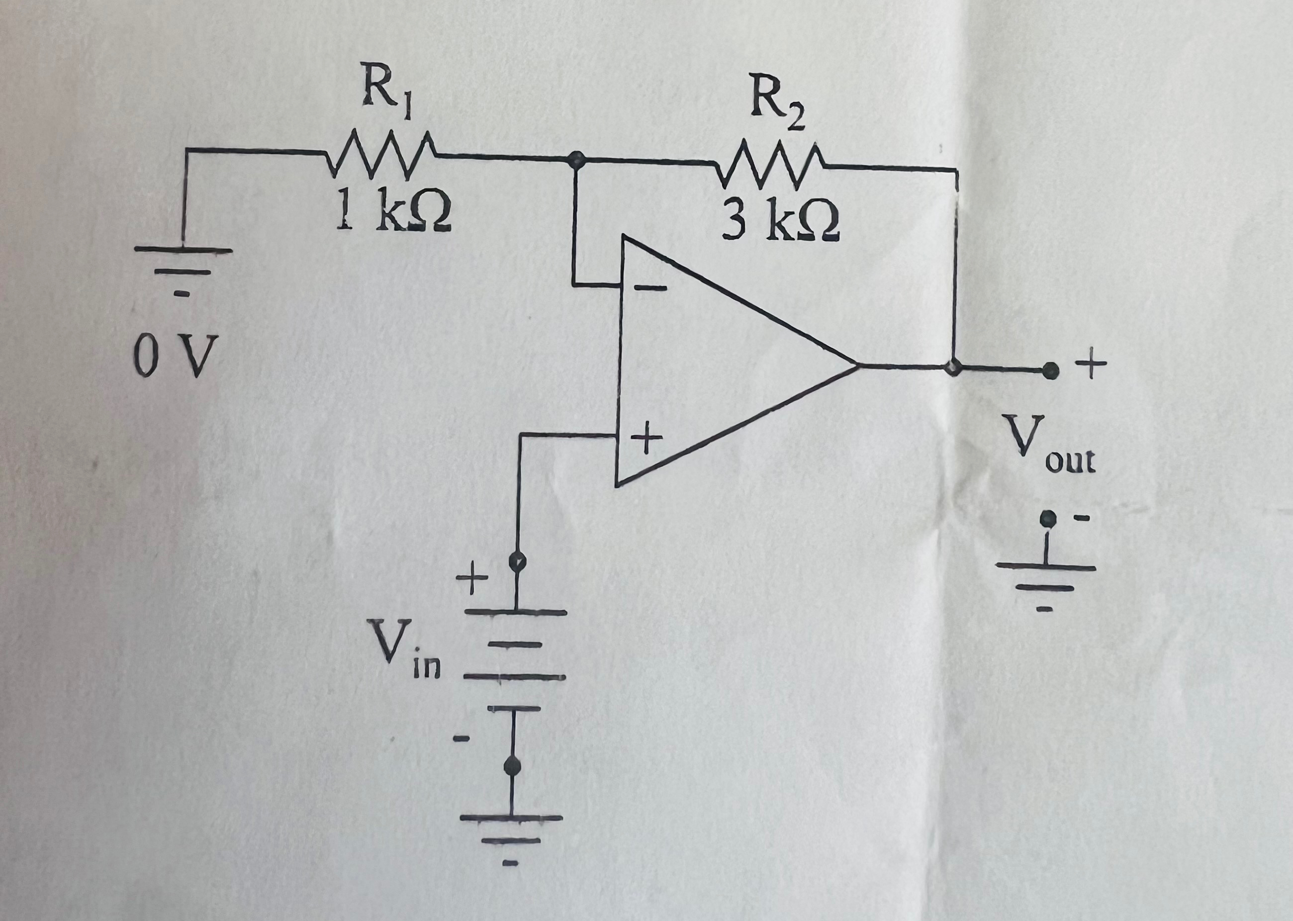 Solved For the op-amp circuit below, find the output voltage | Chegg.com