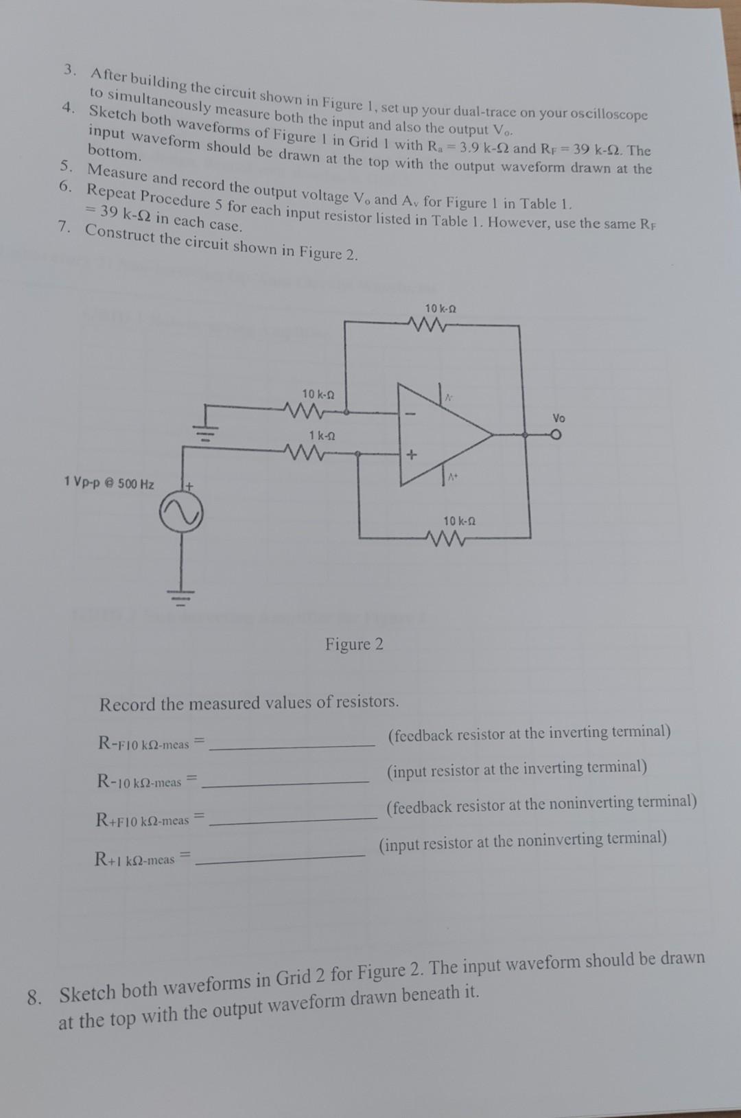 1 Consider The Basic Non Inverting Amplifier Shown