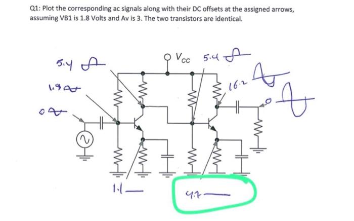 Solved how to find vce and vc ? slove step by step | Chegg.com