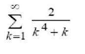 Solved ∑k=1∞k4+k2 | Chegg.com