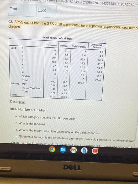 Solved SPSS output from the GSS 2018 is presented here, | Chegg.com