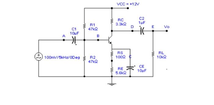 Solved Calculate the Avs gain by drawing the AC equivalent | Chegg.com