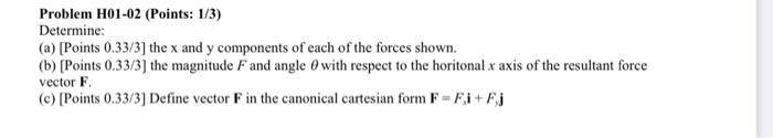 Solved Problem H01-02 (Points: 1/3) Determine: (a) [Points | Chegg.com