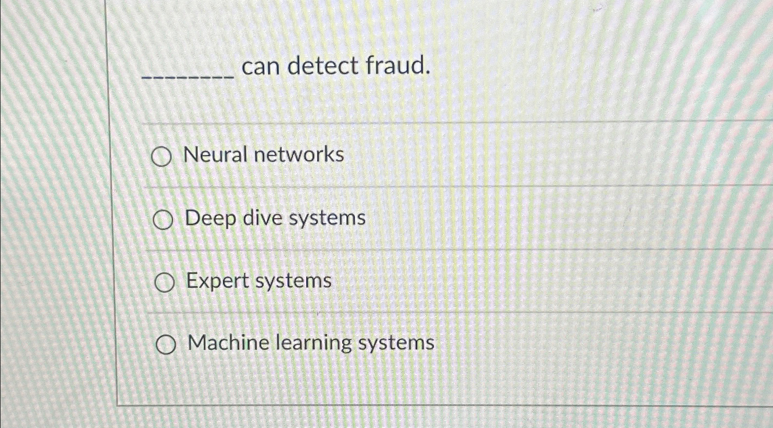 Solved can detect fraud.Neural networksDeep dive | Chegg.com