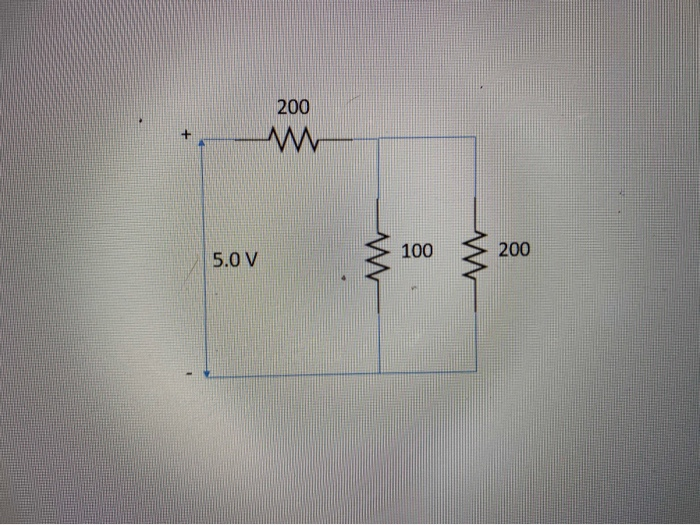Solved Construct the circuit of the single resistor in | Chegg.com