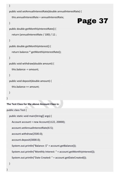 Solved Q1. Create a java project called Homework3_Account | Chegg.com