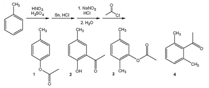 Solved CH3 HNO3 H2SO4 1. NaNO2 HCI Sn. HCI . 2. H20 CH3 CH3 | Chegg.com