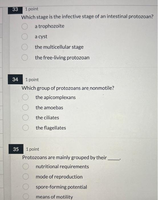 Solved What is the scientific name for the parasite seen in | Chegg.com