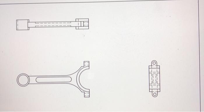 Solved can someone draw this connecting rod in Autocad | Chegg.com
