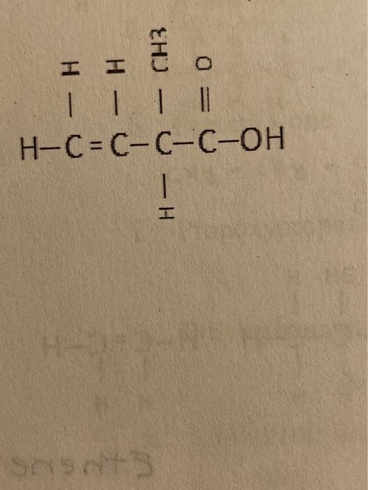 Solved CI СІ ЕН | | | | H-C-C=C-C-H I 1 H F CIF OH O | | | | Chegg.com