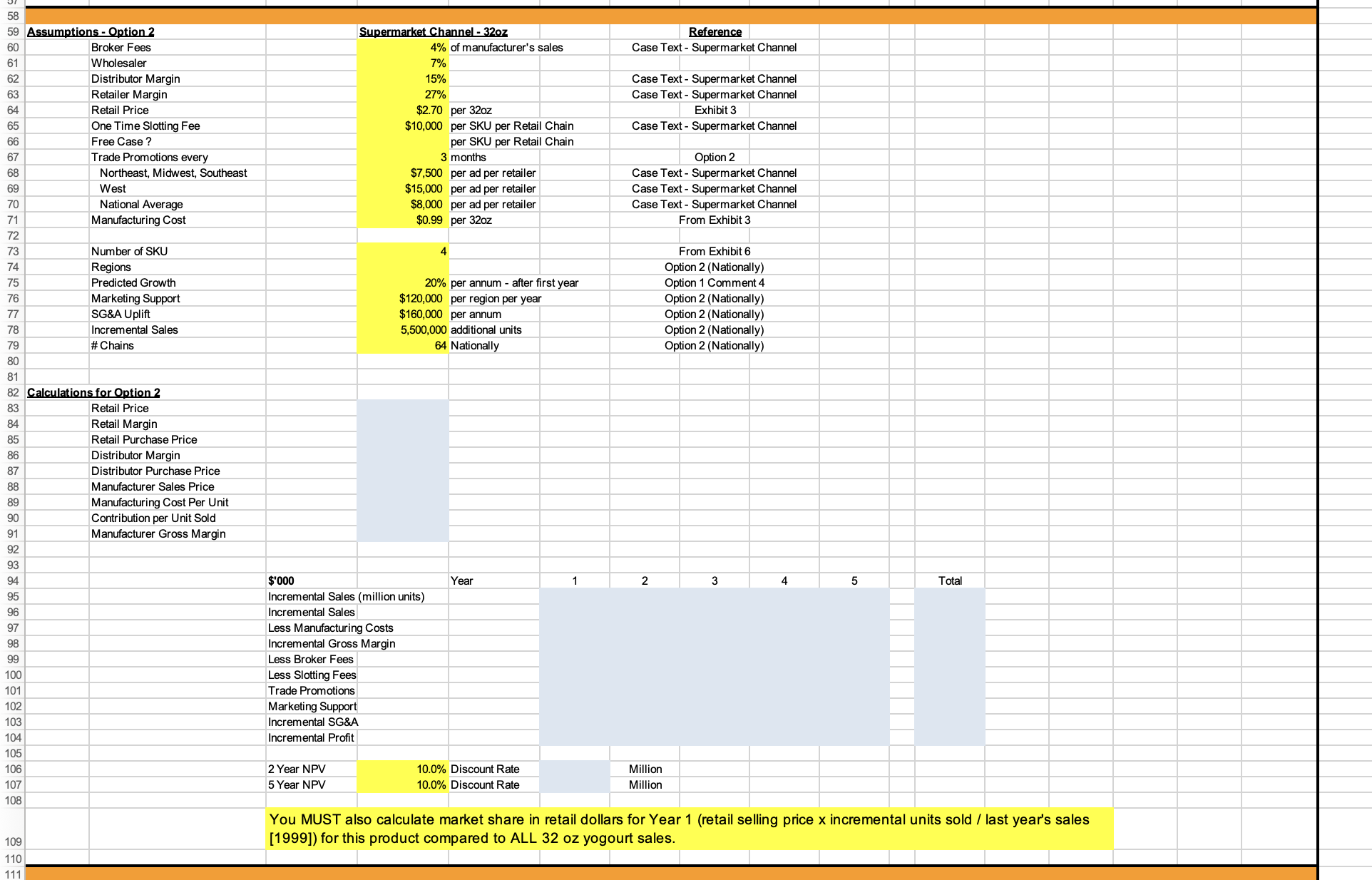 Calculate and show calculations | Chegg.com