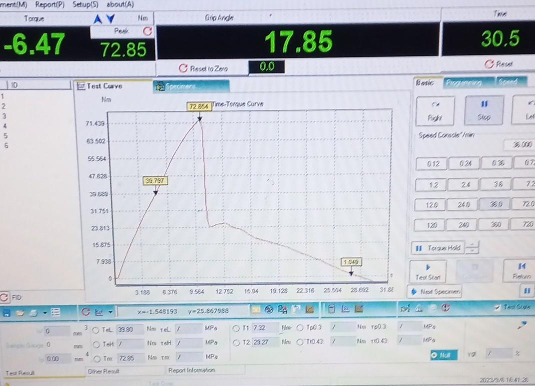 Solved 1.3. Experimental Procedure - Switch on the machine. | Chegg.com