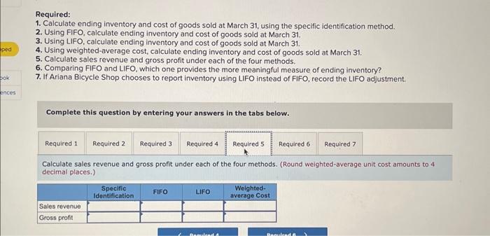 Solved s Problem 6-2A (Algo) Calculate ending inventory, | Chegg.com