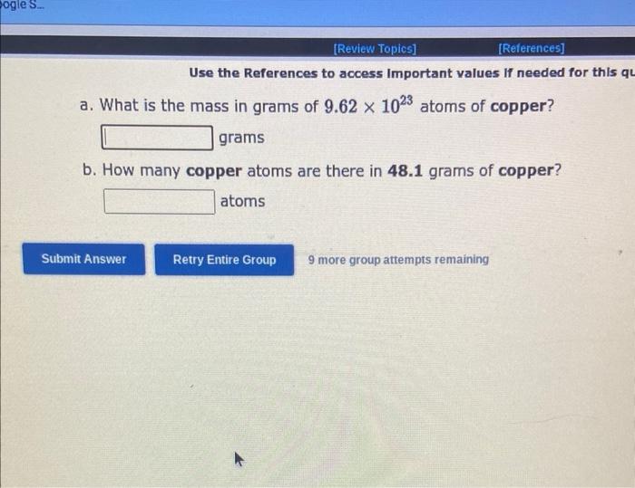 Solved Use the References to access Important values if | Chegg.com