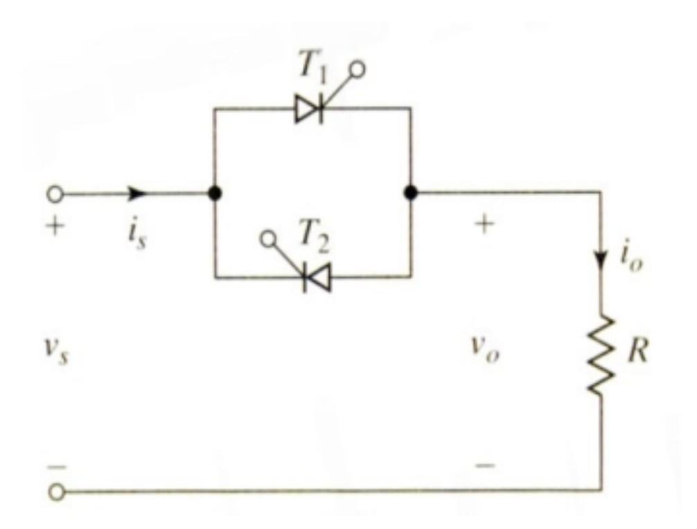 Solved The single-phase full-wave ac voltage controller in | Chegg.com
