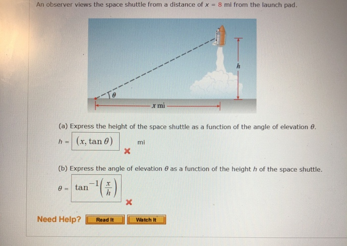 Solved An observer views the space shuttle from a distance | Chegg.com