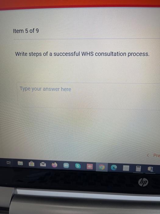 Solved Write steps of a successful WHS consultation process. | Chegg.com