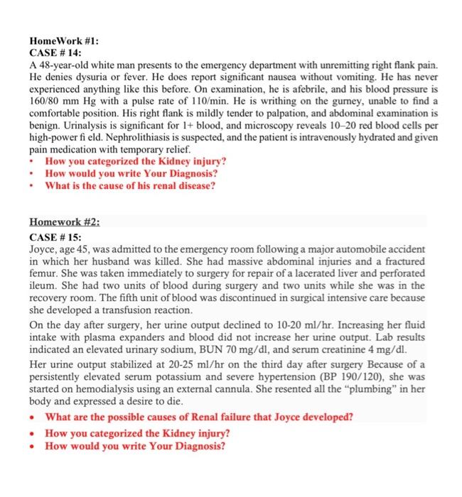 Solved Home work-Assignment 1: Case \#3: A 24 - year - old | Chegg.com