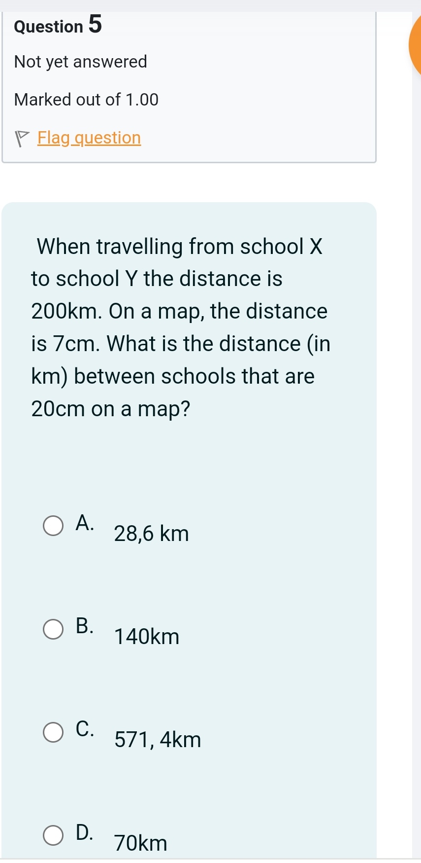 Solved When travelling from school xto school Y ﻿the | Chegg.com
