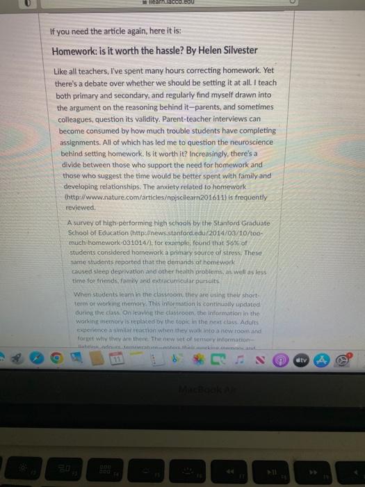 Solved Part Two: Analytical Writing - Text, Author, Reader | Chegg.com