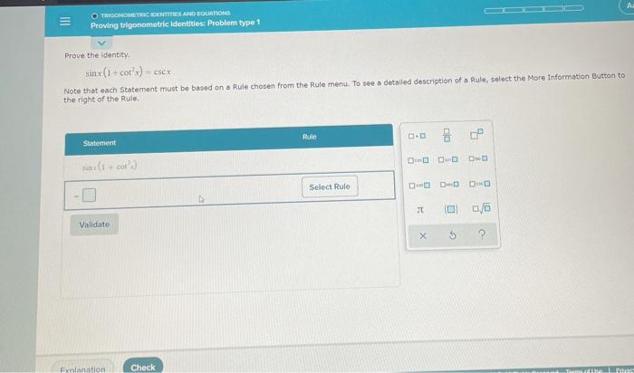 Solved TRIGONOMETRIC ENTITIES AND SQUATIONS Proving | Chegg.com
